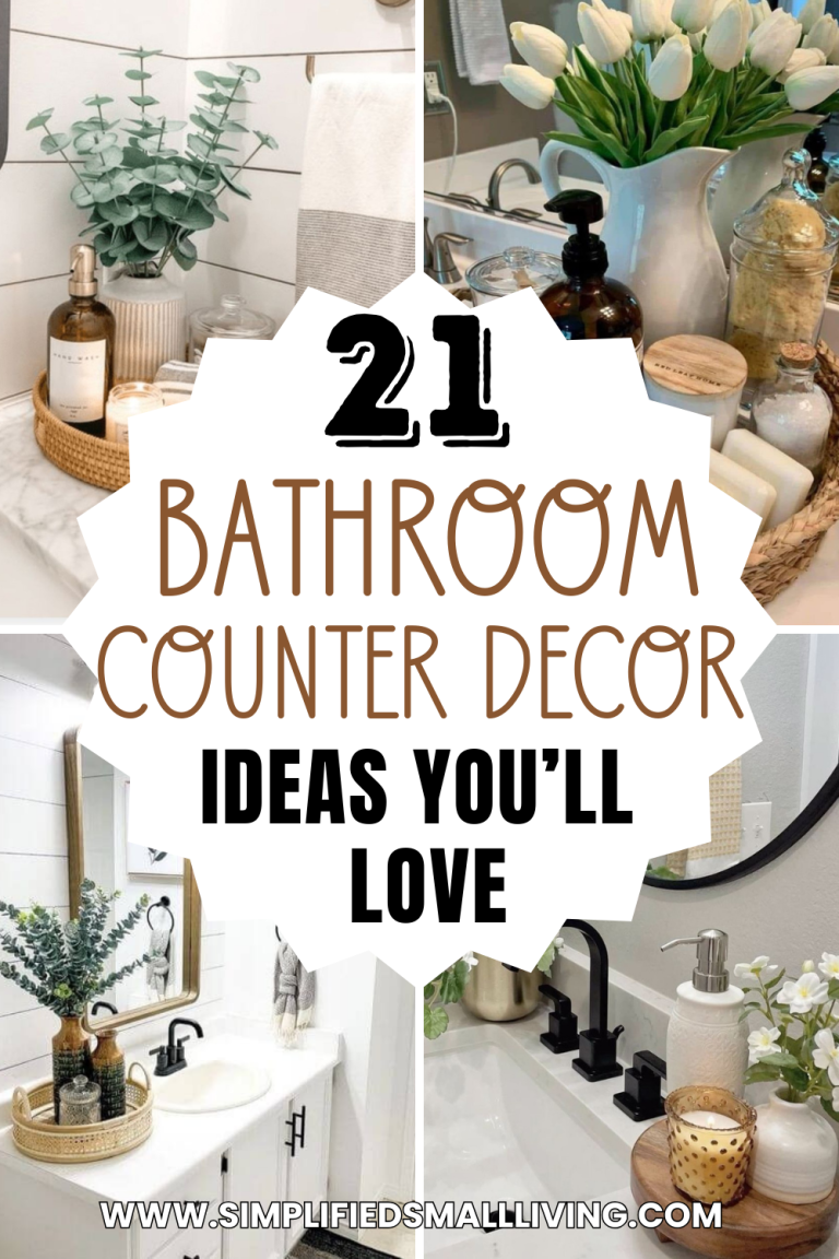 21 Bathroom Counter Decor Ideas to Make Your Vanity Look Put-Together ...